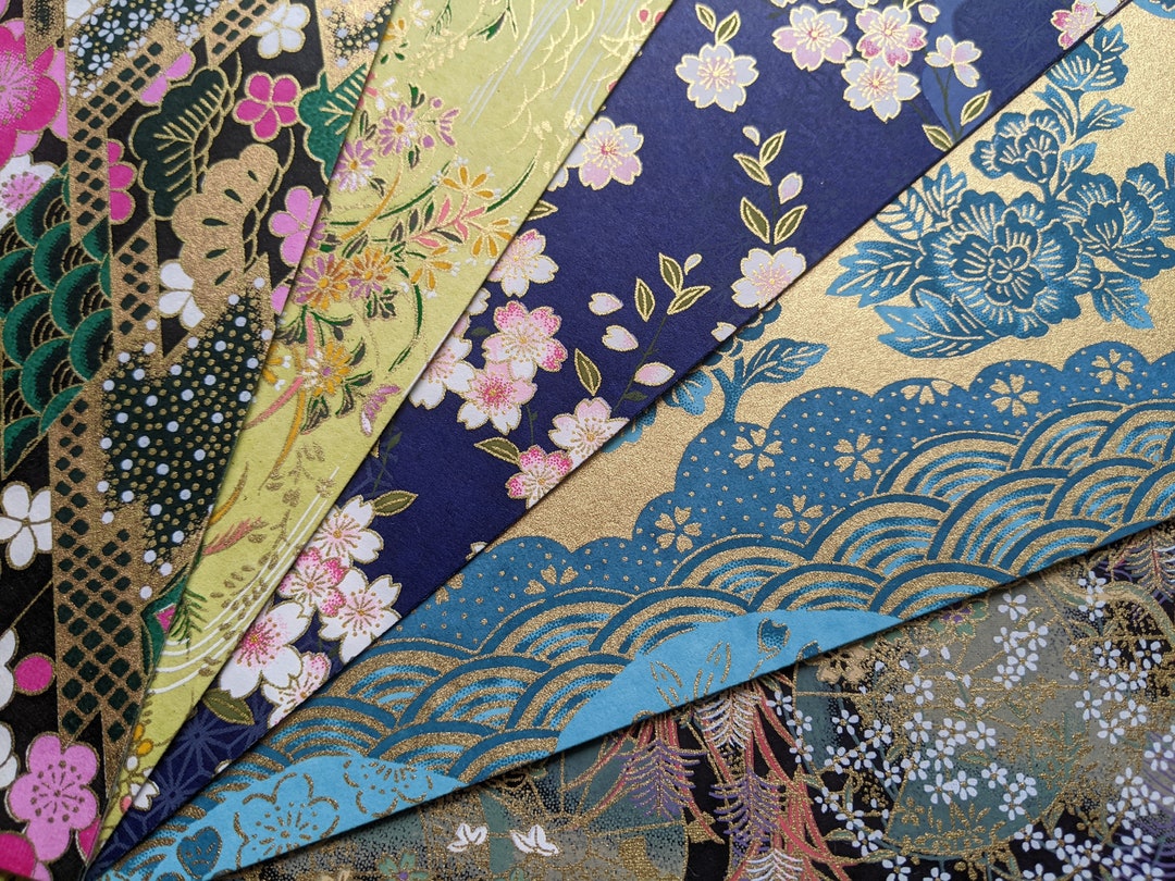 Japanese Chiyogami Paper, Washi Paper, Yuzen Paper, Origami Paper - Etsy