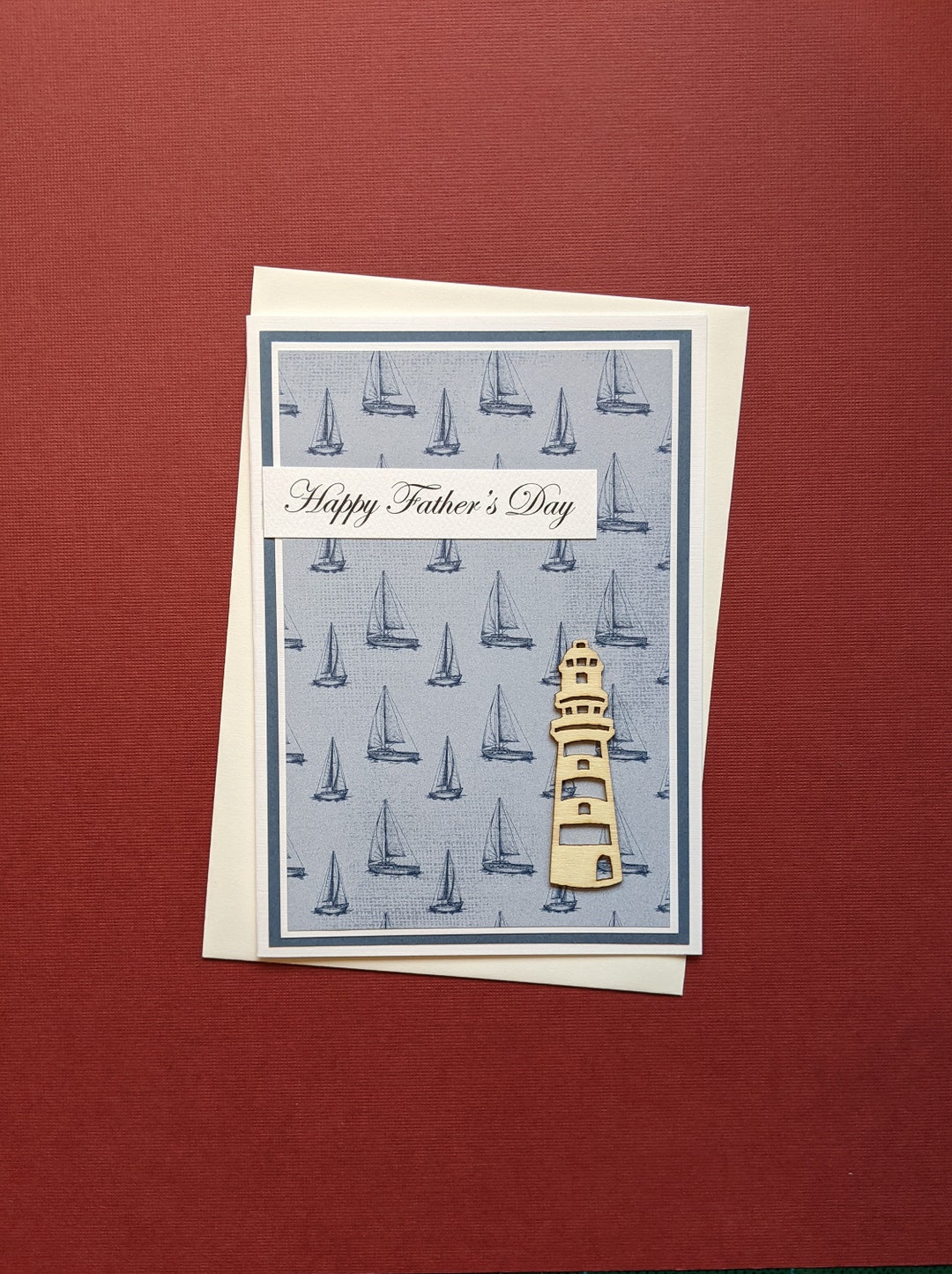 Nautical Father's Day Card, FREE SHIPPING - Etsy