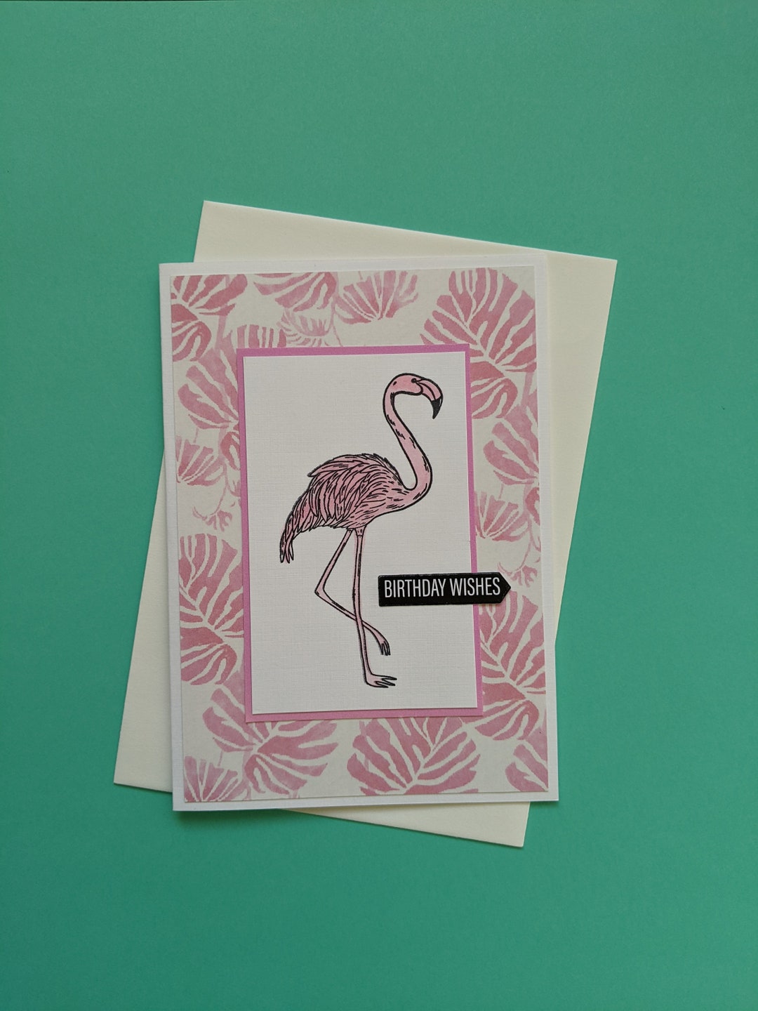 Flamingo Birthday Card, FREE SHIPPING - Etsy