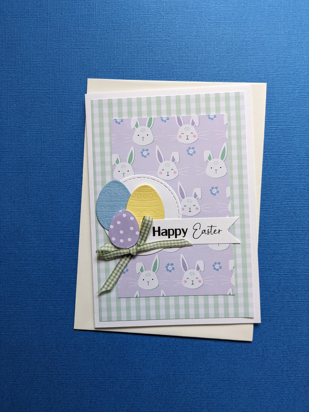 Cute Easter Bunny Card FREE SHIPPING - Etsy