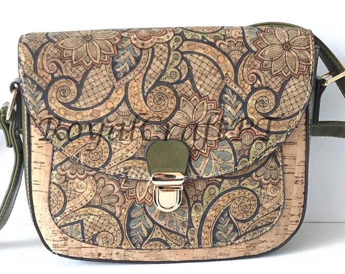 Cork Handbag for Women Cork Bag Vegan Bag Natural - Etsy