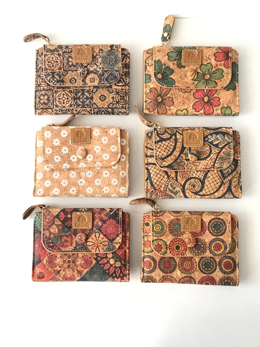 Cork Wallet, Cork Bag, Vegan Wallet, Womens Eco-friendly Wallet With ...