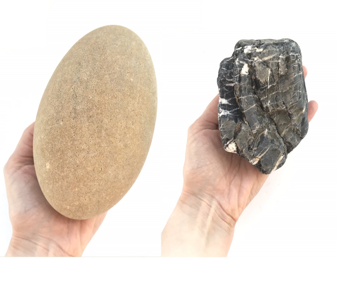 Flat Sea Stones, Craft Pebbles, Atlantic Sea Stones, Wedding Guest Book ...