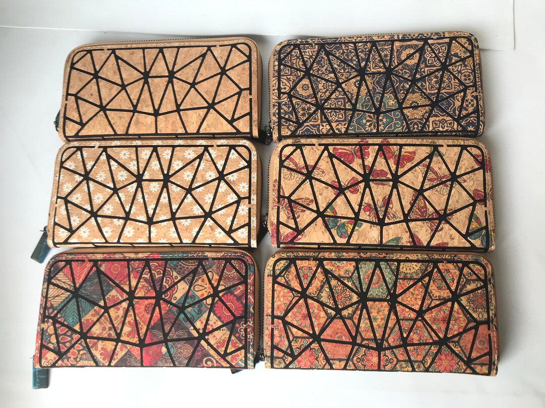 Cork Wallet, Vegan Wallet Cork Bag, Womens Eco-friendly Wallet With ...