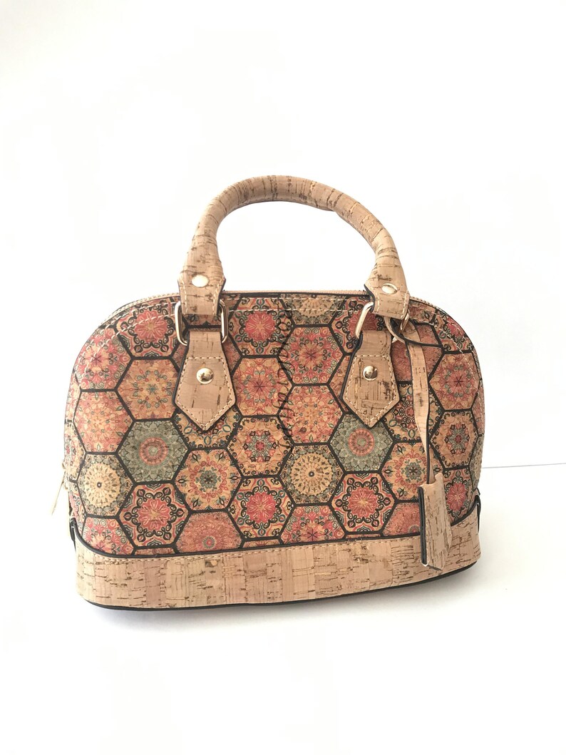 Cork Handbag for Women Cork Bag Vegan Bag Natural - Etsy