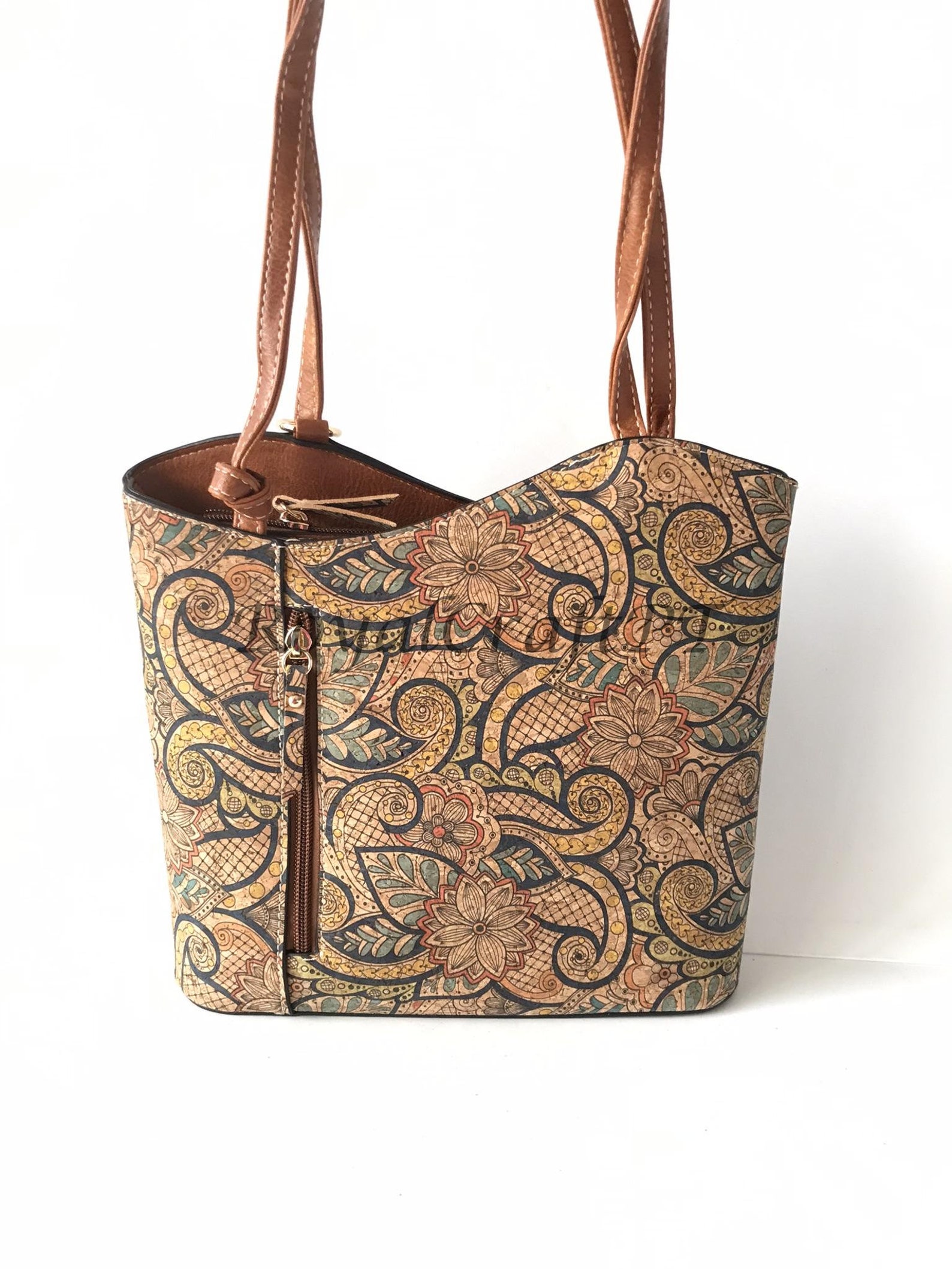Cork Handbag for Women Cork Bag Vegan Bag Natural - Etsy