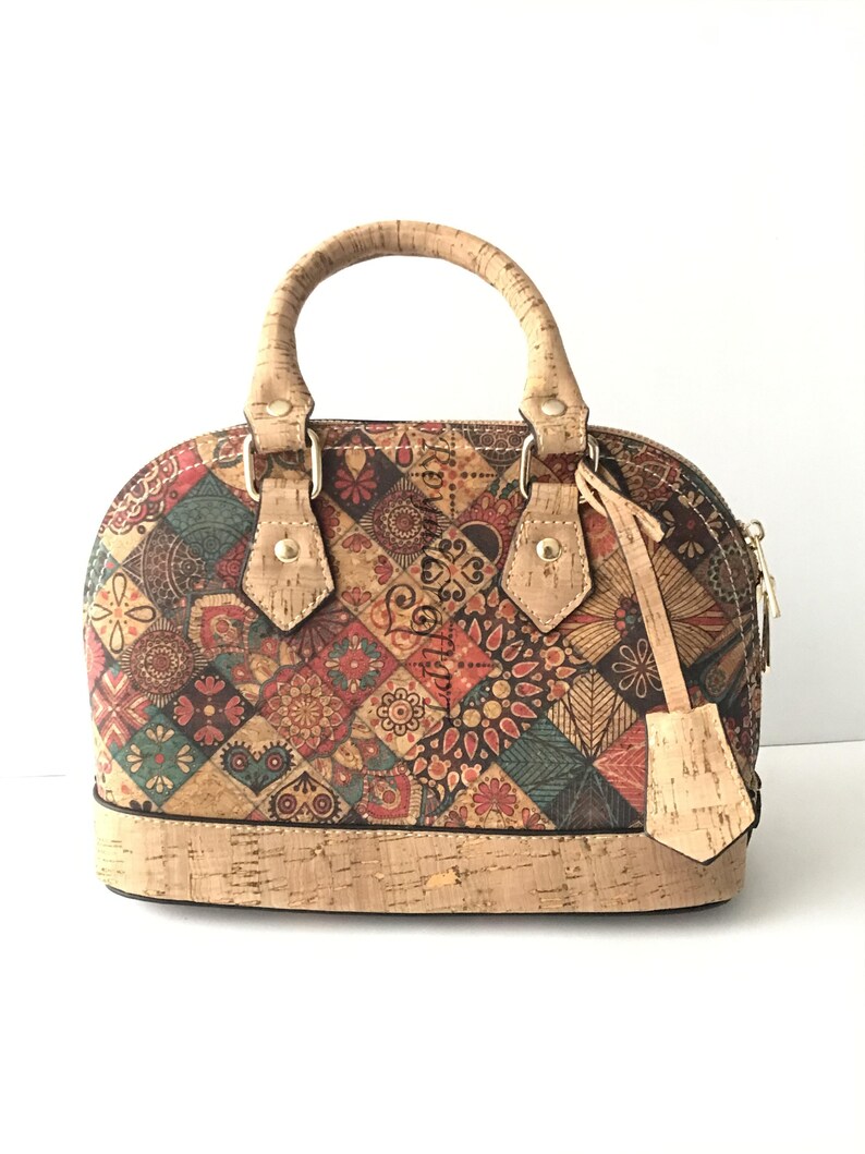 Cork Handbag for Women Cork Bag Vegan Bag Natural - Etsy