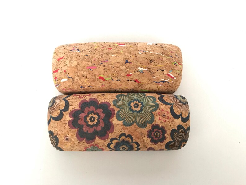 Glasses case in cork cork sunglasses case vegan glasses | Etsy