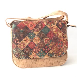 Cork Handbag for Women, Cork Bag, Vegan Bag, Natural Materials, Eco ...