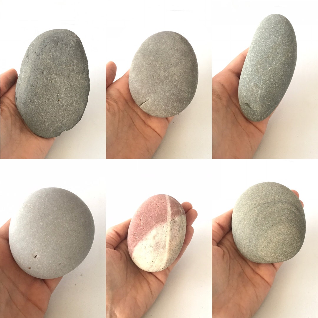 Flat Sea Stones, Craft Pebbles, Atlantic Sea Stones, Wedding Guest Book ...