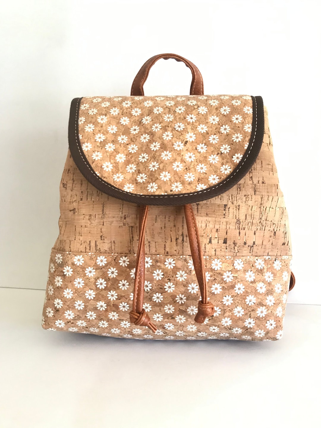 Cork Backpack for Women, Cork Bag, Vegan Bag, Natural Materials, Eco ...