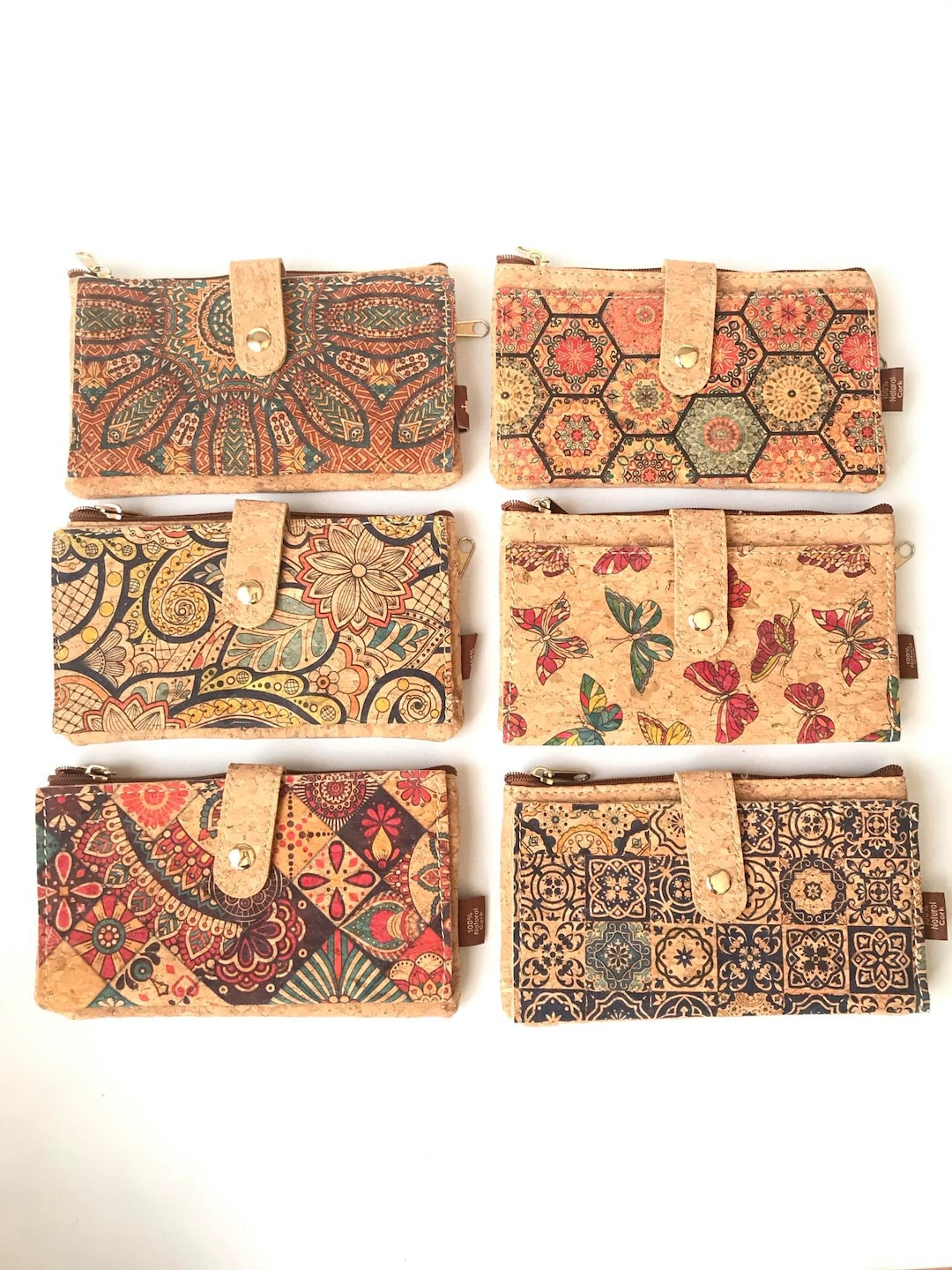 Cork Wallet, Vegan Wallet, Cork Bag, Womens Eco-friendly Wallet With ...