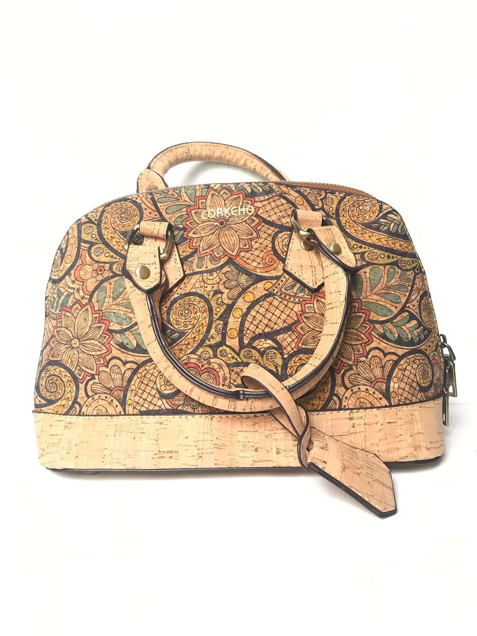 Cork Handbag for Women, Cork Bag, Vegan Bag, Natural Materials, Eco ...