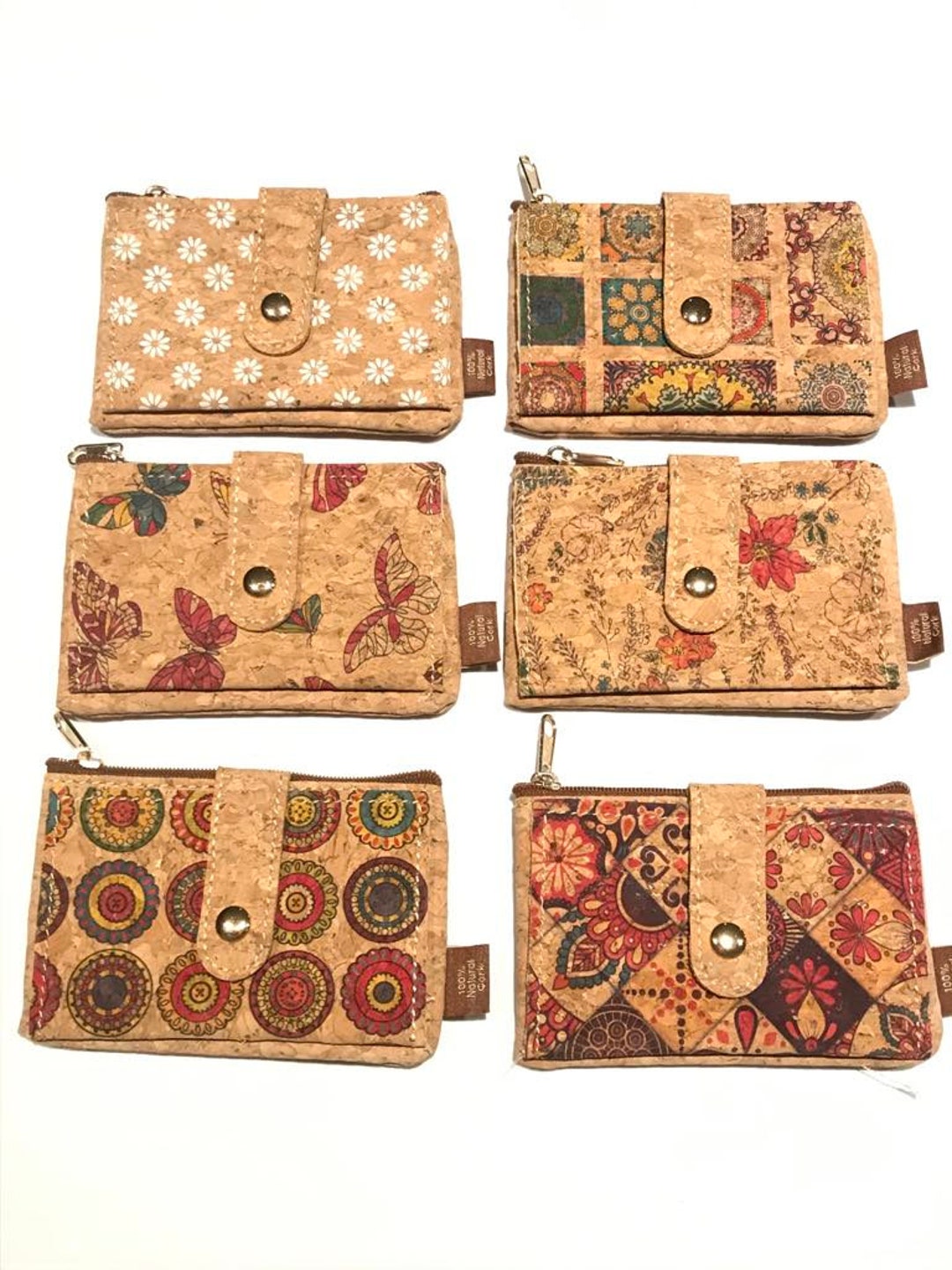 Cork Wallet, Vegan Wallet, Cork Bag, Womens Eco-friendly Wallet With ...