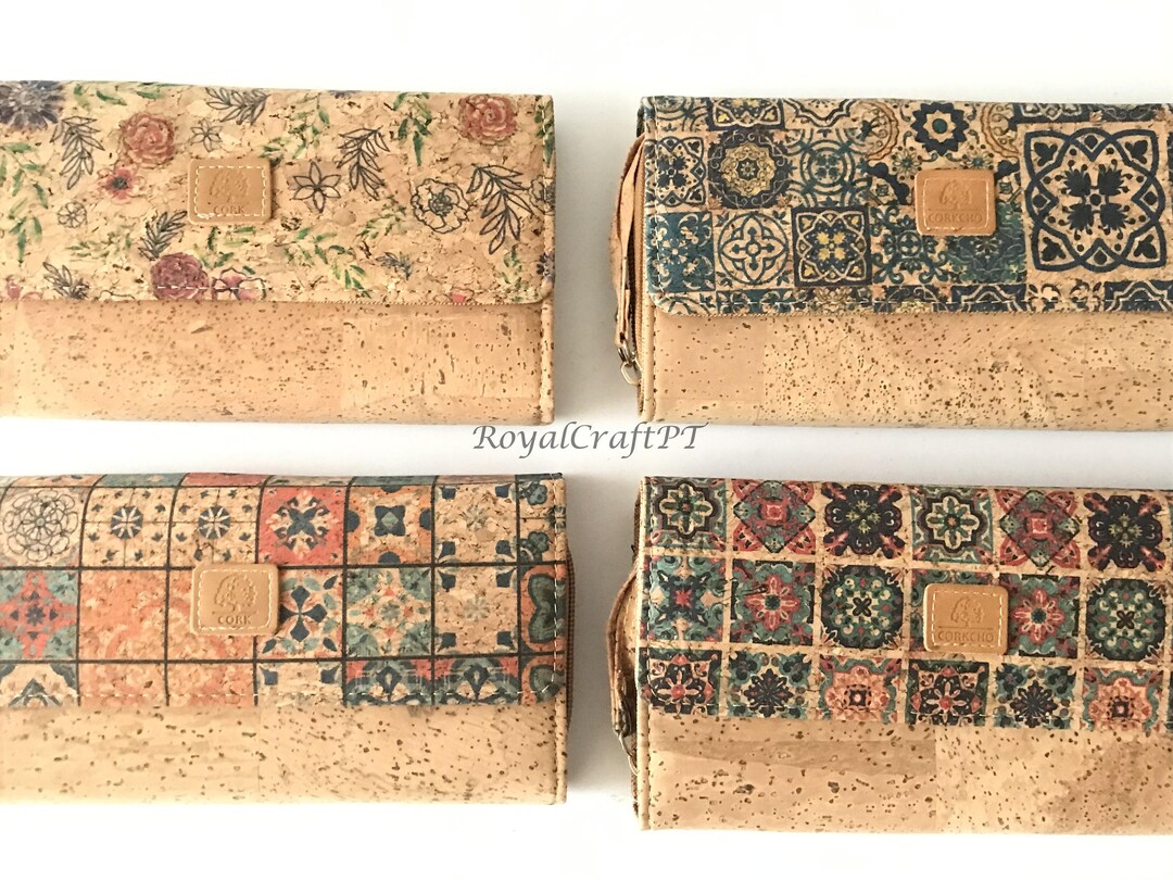 Cork Wallet, Cork Bag, Vegan Wallet, Women Eco-friendly Wallet With ...