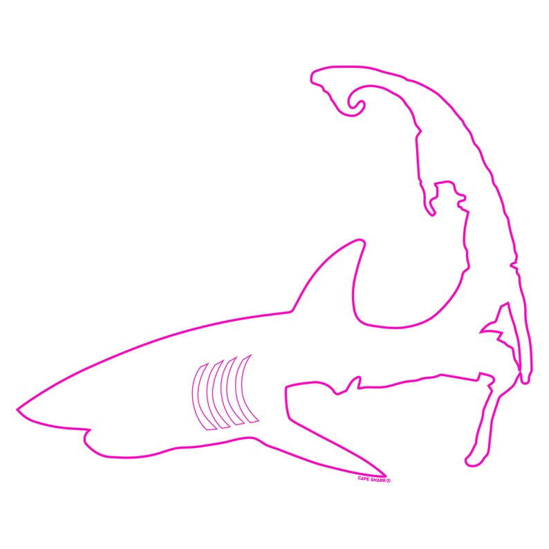 Cape Shark Sticker | Etsy