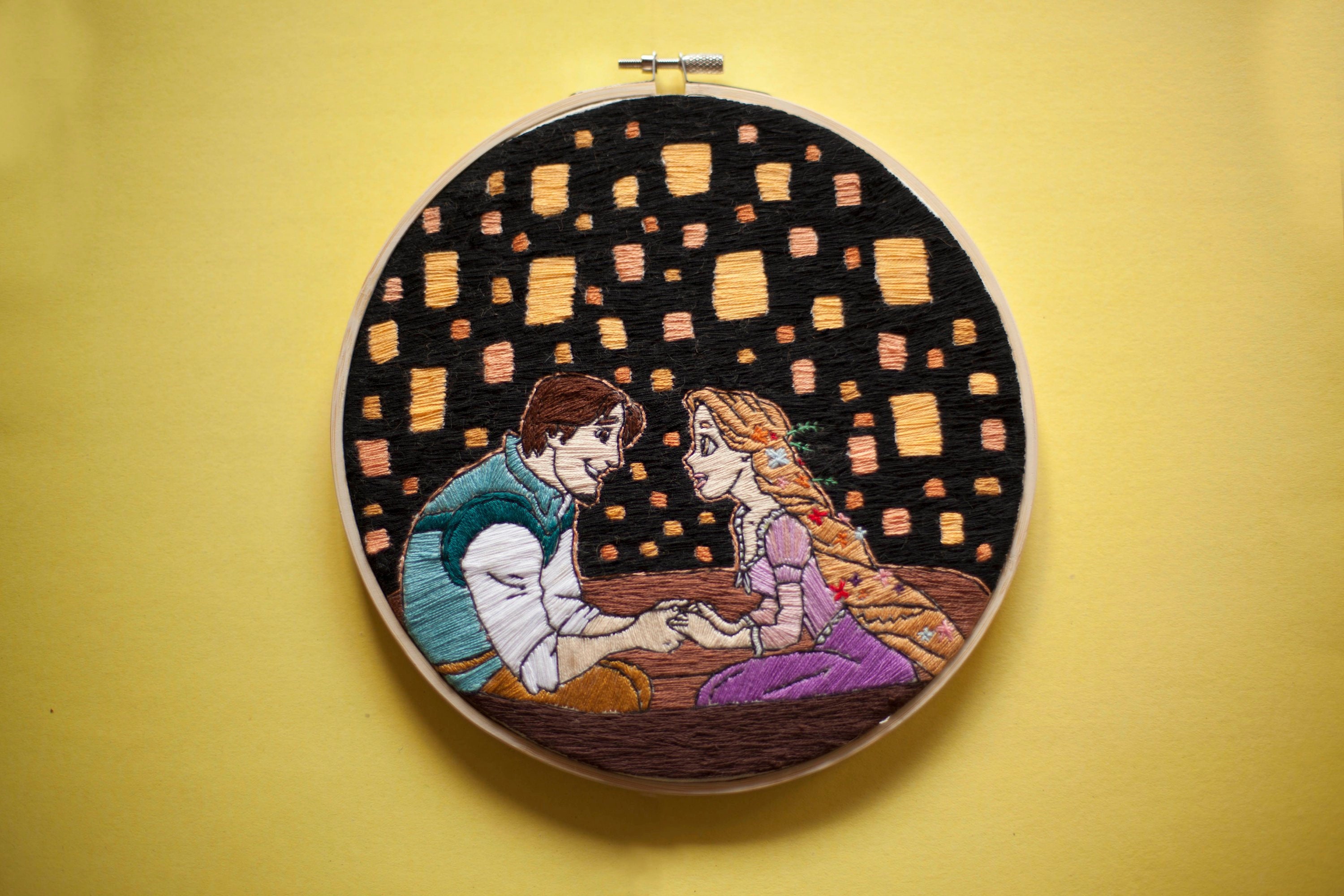 Tangled rapunzel disney embroidery | Etsy