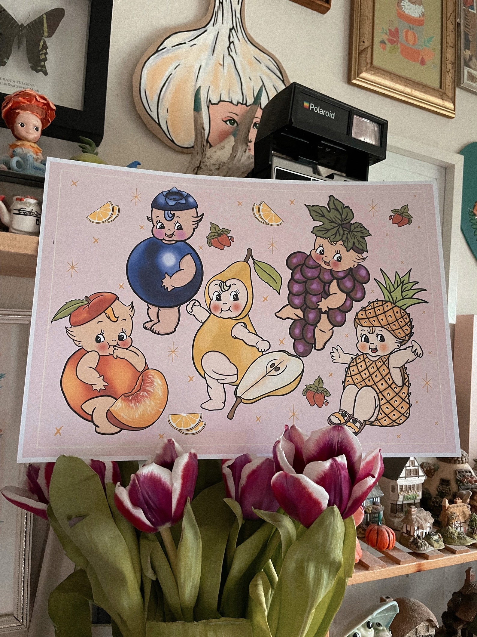 Fruity Kewpie A4 Print - Etsy
