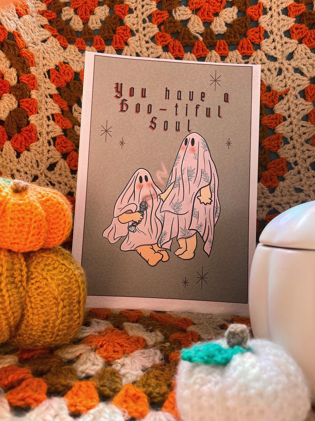 Sheet Ghost Kewpies You Have a Boo Tiful Soul A4 Print - Etsy UK