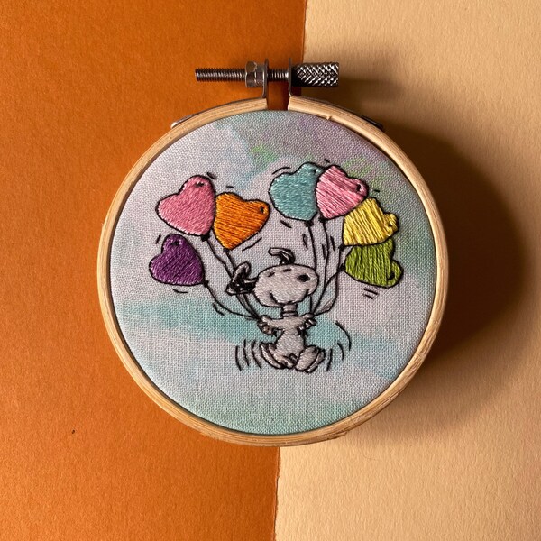 Snoopy Embroidery - Etsy