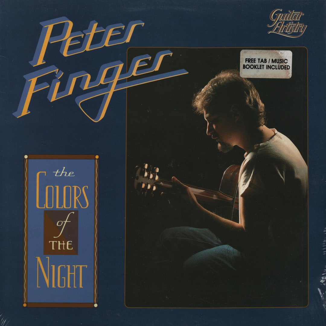 Peter Finger the Colors of the Night Shanachie Records Sealed Original Vinyl LP (cut-out Notch ...