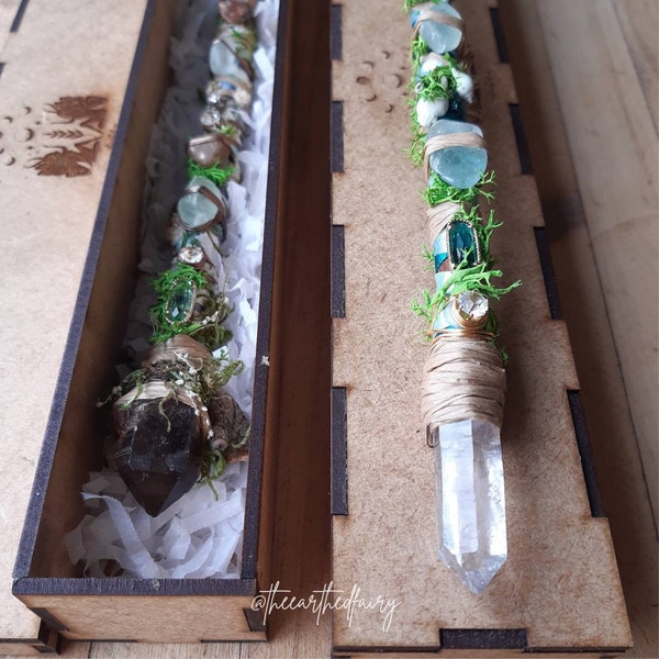 Crystal Wand - Etsy