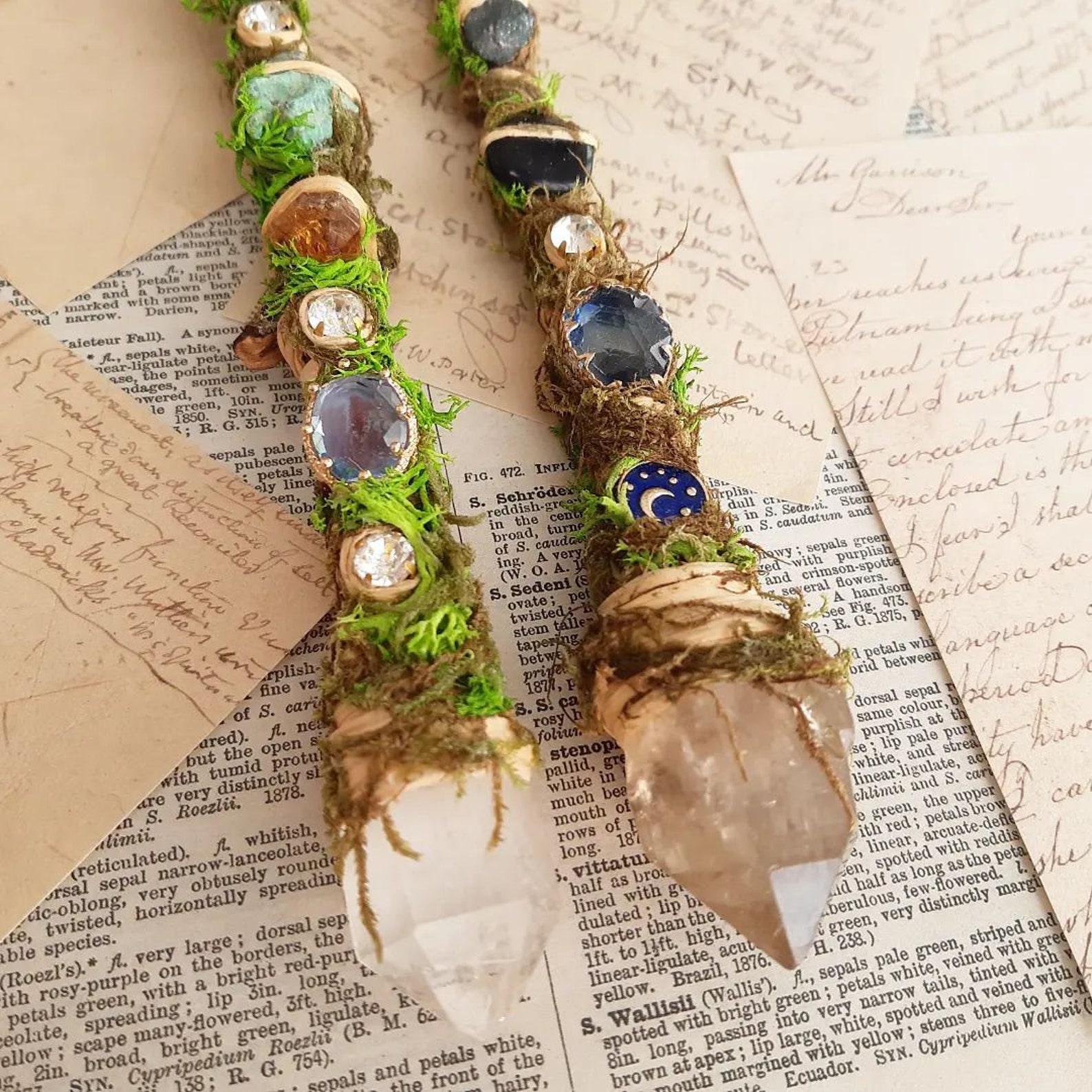 Crystal Wand Including Wooden Wand Box Natural Crystal Clear Quartz ...