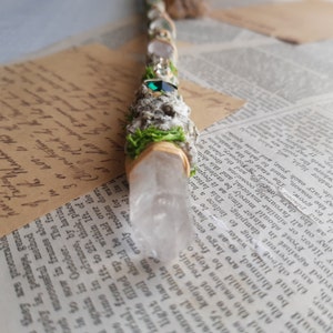 Handcrafted Clear Quartz Crystal Wands Meditation Tools Set New Years ...