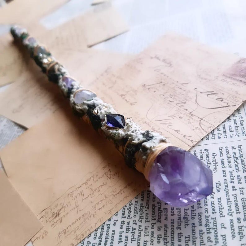 Handcrafted Crystal Wands for Energy Healing Manifestation and ...