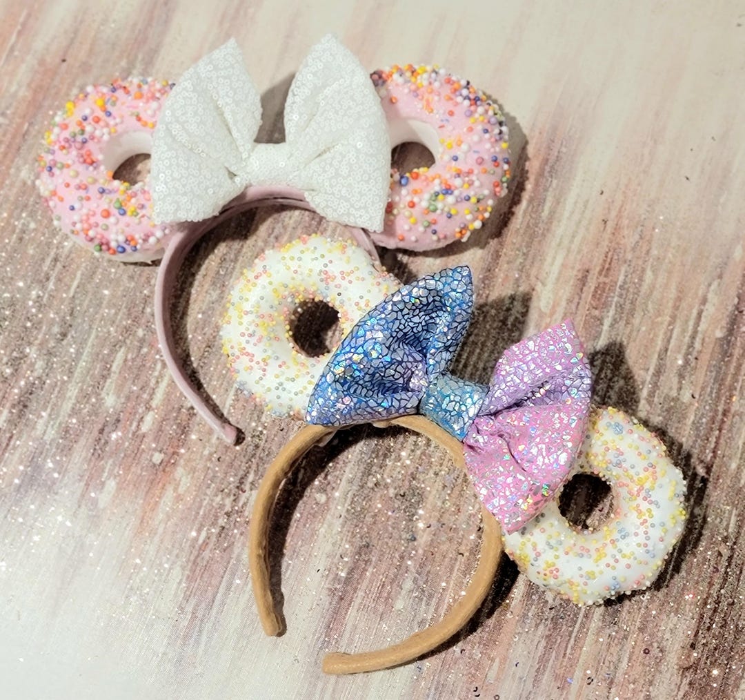 Donut Inspired Ears, Donuts, Donut Ears, Disney Ears, Holiday Ears - Etsy