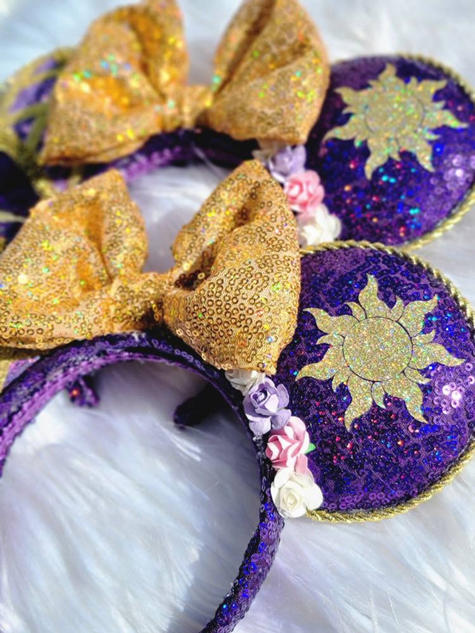 Rapunzel Inspired Ears Tangled Ears Mouse Ears Purple Ears - Etsy