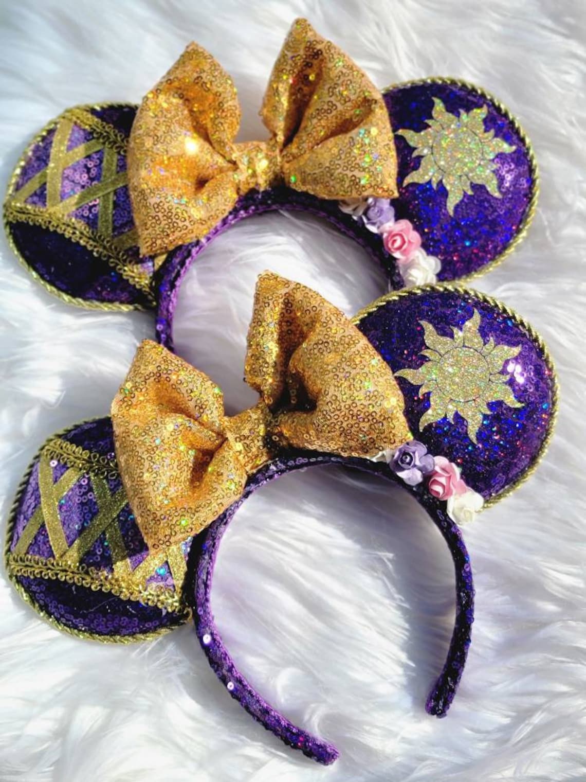 Rapunzel Inspired Ears Tangled Ears Mouse Ears Purple Ears - Etsy