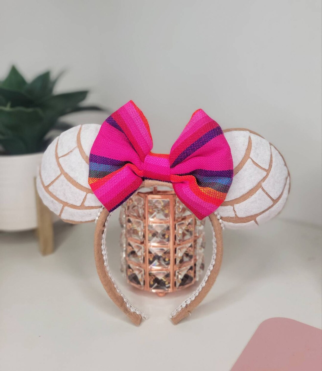 Concha Ears, Concha Mouse Ears, Conchas, Serape Bow, Serape, Concha ...