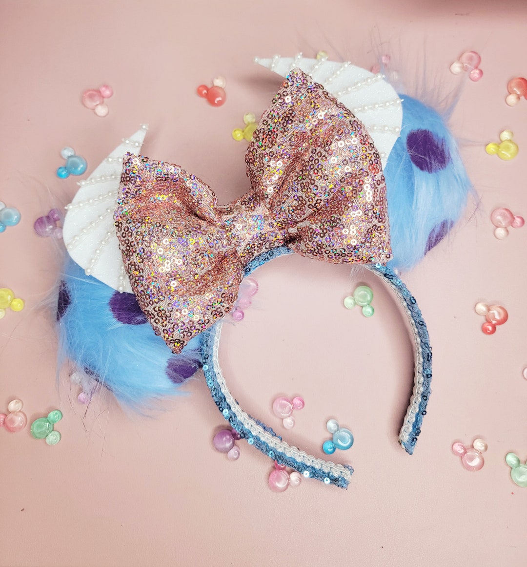 Sully Inspired Ears, Monsters, Disney Ears, Mickey Ears, Minnie Ears - Etsy
