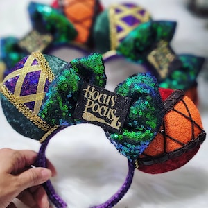Hocus Pocus Inspired Ears, Mouse Ears, Hocus Pocus, Halloween Ears ...