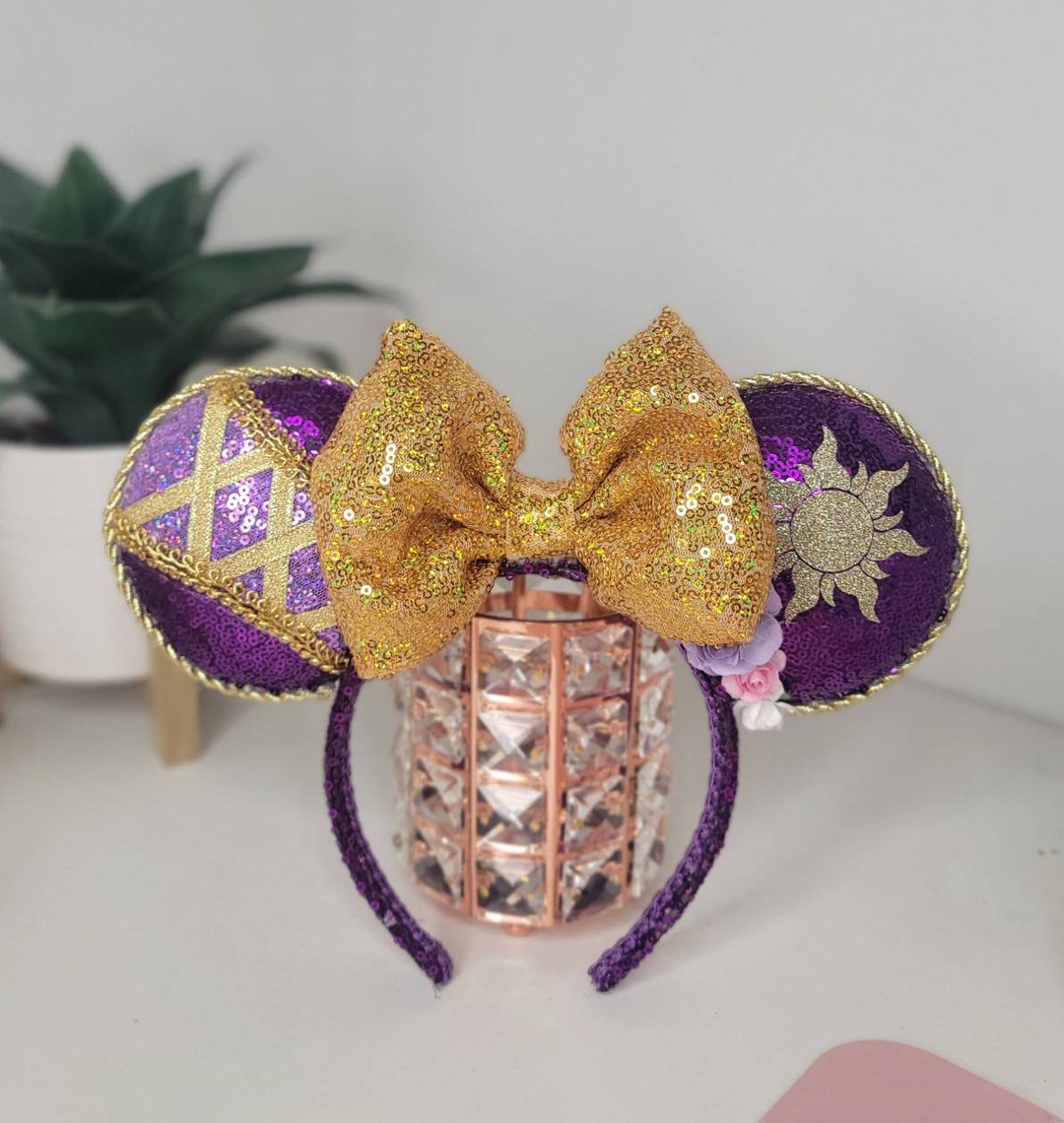 Rapunzel Inspired Ears Tangled Ears Mouse Ears Purple Ears - Etsy