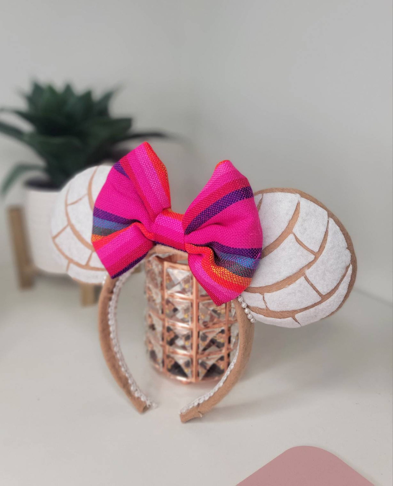 Concha Ears, Concha Mouse Ears, Conchas, Serape Bow, Serape, Concha ...