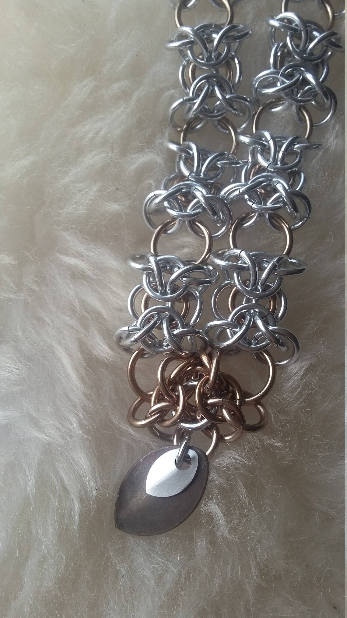 Elven Chainmail Headchain - Chainmaille Headpiece - Orc Weave - One or ...