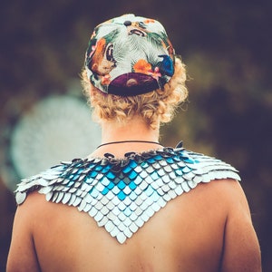 Scalemail Mantle - Chain and Scale Mail Adjustable Unisex Shoulder ...