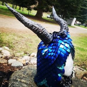 Scalemail Coif With Liner - Cowl, Helmet - Dragon Spirit - Festival ...