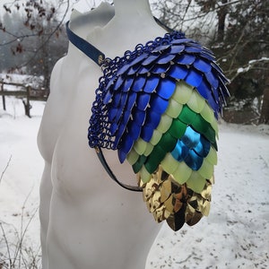 Scalemail Shoulder Armor Tutorial - Make Your Own Epaulets, Pauldrons ...