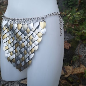 Scalemail Bottom - Skirt, Loincloth, Belt, Tanga, Tasset, Bustle, Hip ...