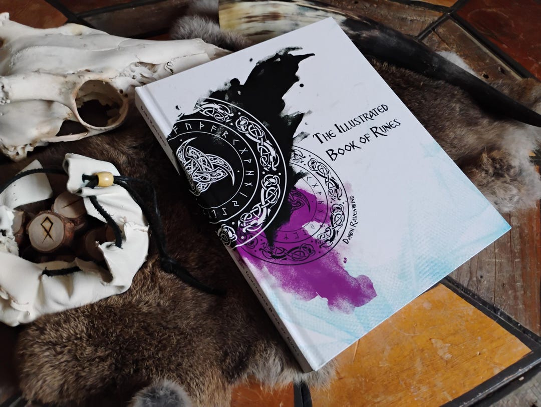 The Illustrated Book of Runes - Hardcover, Softcover - Rune Art Book ...