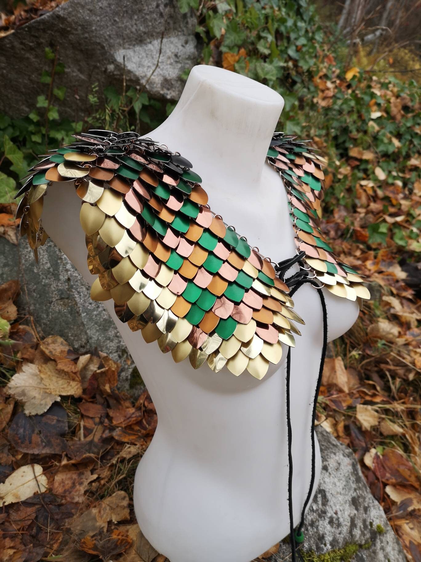 Scalemail Mantle Chain and Scale Mail Adjustable Unisex | Etsy