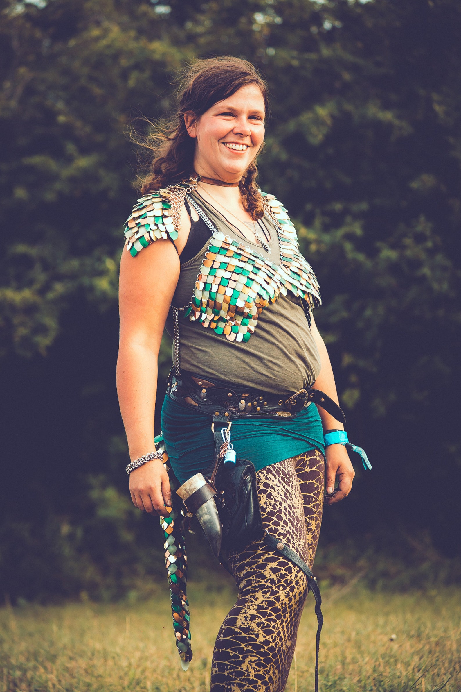 Valkyrie Scale Maille Bra Made to Order Adjustable Persian - Etsy