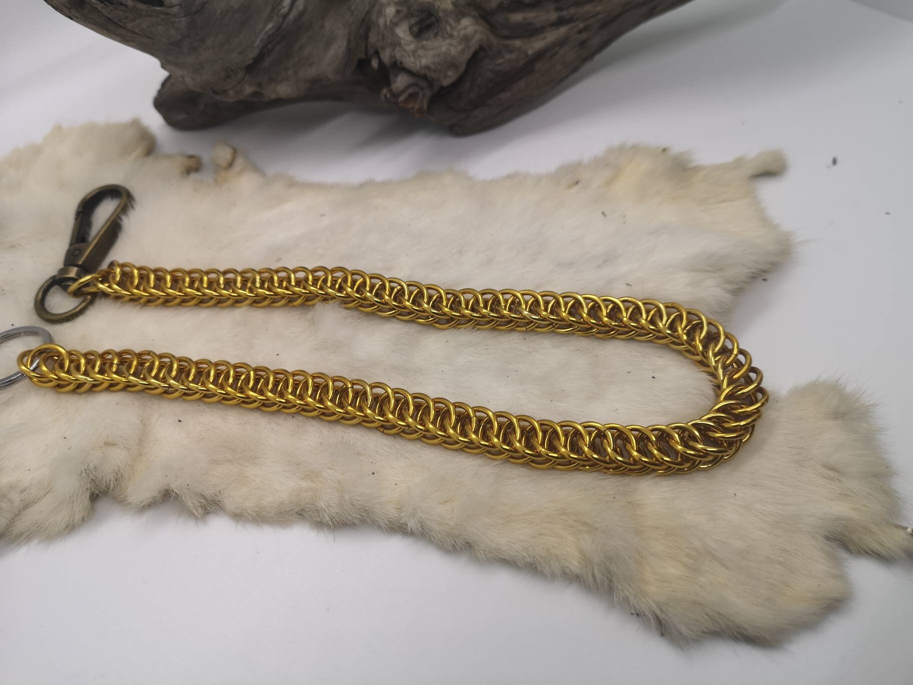 Chainmail Wallet Chain Half Persian Weave Chainmaille Flat - Etsy