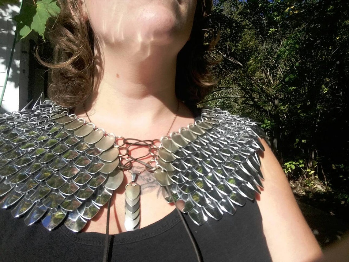 Scalemail Mantle Chain and Scale Mail Adjustable Unisex | Etsy