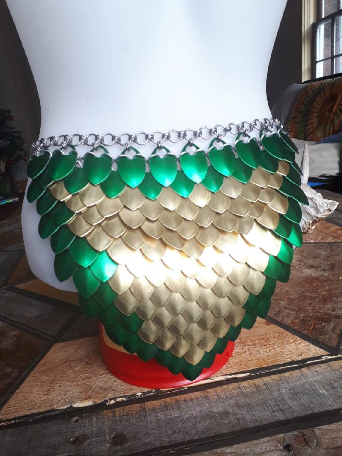 Scalemail Bottom Skirt Loincloth Belt Tanga Tasset | Etsy