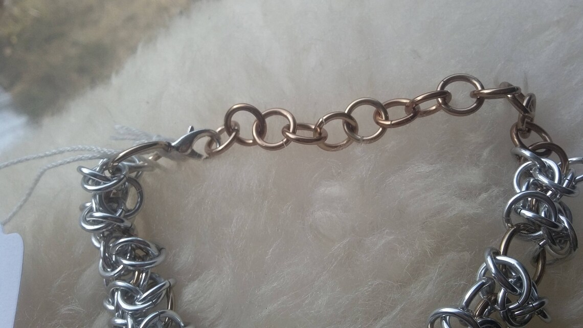 Elven Chainmail Headchain - Chainmaille Headpiece - Orc Weave - One or ...