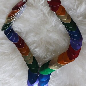 Scale Necklace - Chain and Scale Mail - Dragonscale - Scalemaille ...